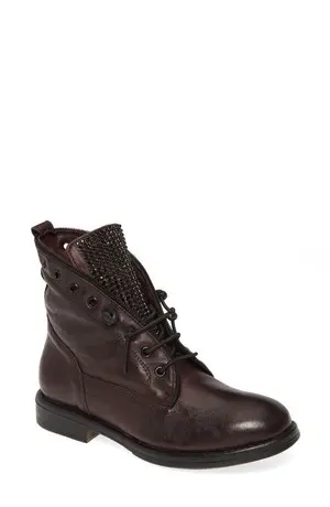 SHERIDAN MIA
Spark Bootie - Bordeaux Leather Black Studded Leather Boots Sheridan Mia Leather Studded Lace-Up Boots Spark Black | eBay main image 2