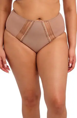 Elomi Matilda Full Figure Embellished Briefs - Pralin
