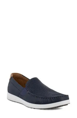 Ecco S Lite Moc Toe Slip-on - Night Sky/ Cognac