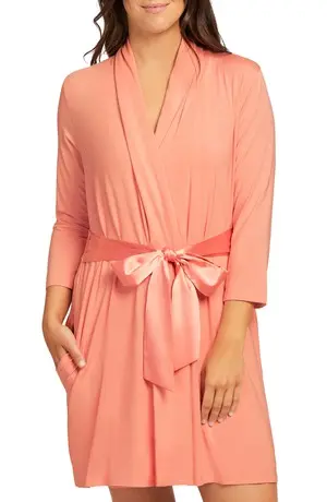 Fleur't Iconic Short Robe Blossom