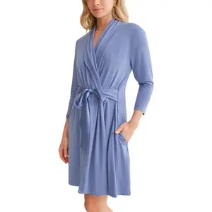 Fleur't Iconic Short Robe - Denim