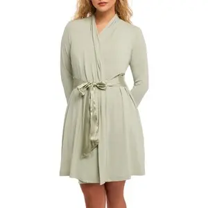 Fleur't Iconic Short Robe Fern