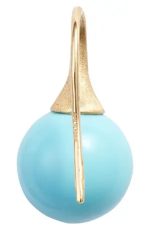 Marco Bicego Africa Boule 18k Yellow Gold & Semiprecious Stone Drop Earrings - Yellow Gold/ Turquoise