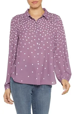 NYDJ NYDJ Modern Blouse Doverdot