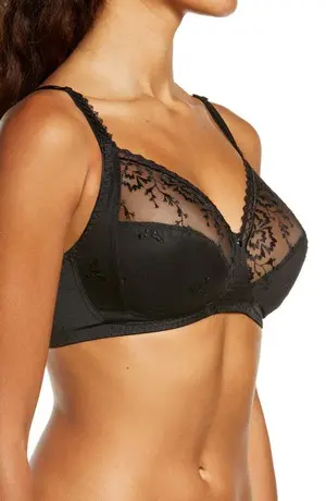 Chantelle Every Curve Full Coverage Wireless Bra - Black
