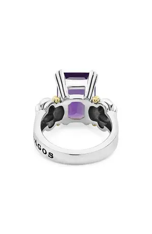 Lagos Glacier Cocktail Ring - Amethyst