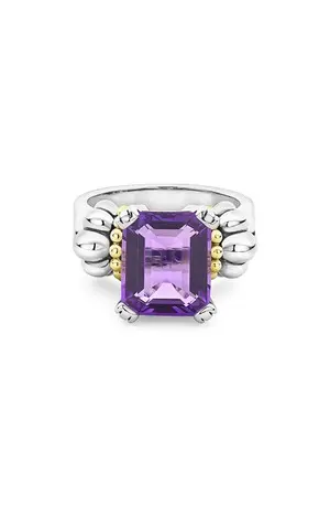 Lagos Glacier Cocktail Ring - Amethyst