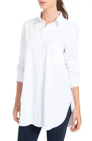 Lysse Curved Hem Shirts For Women