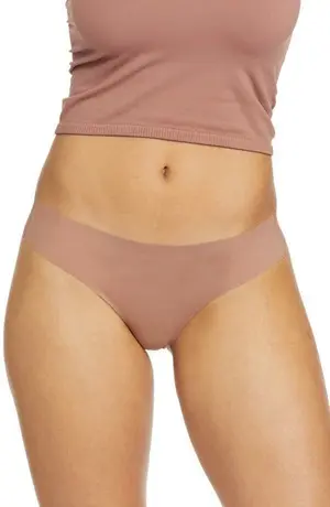 Uwila Warrior 2-pack Soft Seamless Thongs - Toffee