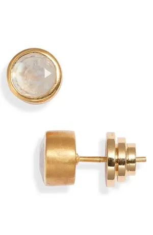 DEAN DAVIDSON Dean Davidson Signature Midi Knockout Stud Earrings Dnu/moonstone/ Gold