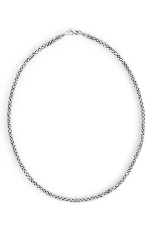 Lagos Signature Rope Necklace - Sterling Silver