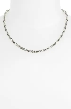 Lagos Signature Rope Necklace - Sterling Silver