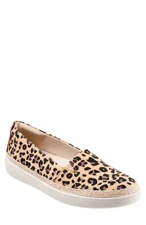 Trotters Trotters Accent Espadrille Slip-On Loafers Tan Cheetah