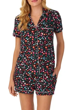 Kate Spade New York Short Pajamas Black Print