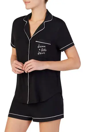 Kate Spade New York Short Pajamas - Black