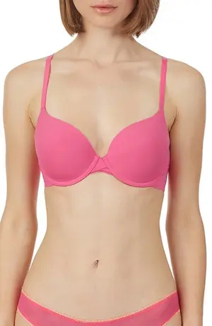 ON GOSSAMER Sleek Micro Underwire T-shirt Bra Azalea Pink