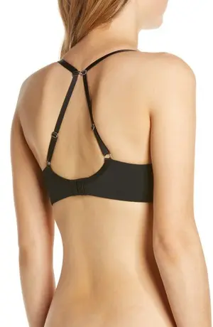 ON GOSSAMER Sleek Micro Underwire T-shirt Bra - Black