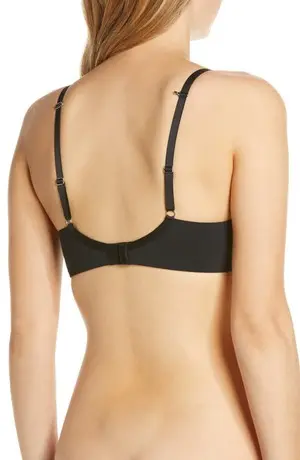 ON GOSSAMER Sleek Micro Underwire T-shirt Bra - Black