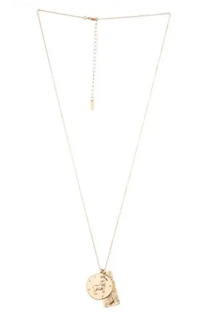 Ettika Long Zodiac Charm Necklace - Aries