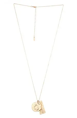 Ettika Ettika Long Zodiac Charm Necklace Pisces