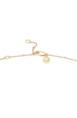 Monica Vinader Fine Beaded Chain Necklace - Gold