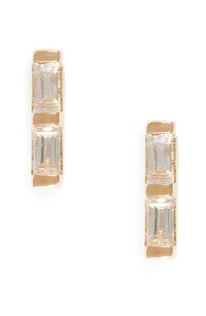 DANA REBECCA DESIGNS Sadie Pearl Diamond Stud Earrings - Yellow Gold