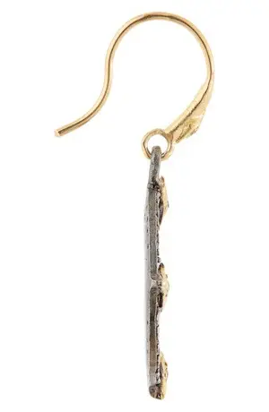 Armenta Drop Hoop Earrings - Silver