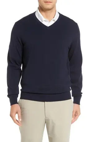 Cutter & Buck Lakemont V-neck Sweater - Liberty Navy
