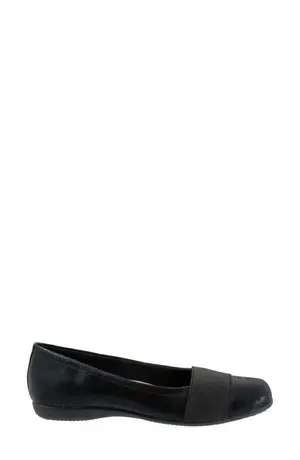 Trotters Samantha Flat - Black