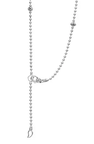 Lagos Sterling Caviar Icon Elements Chain Necklace