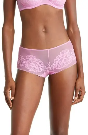 Natori Flora Boyshorts Violet Quartz
