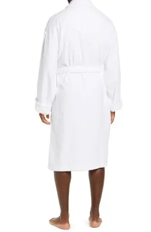 Majestic International Earthright Shawl Collar Terry Robe - White
