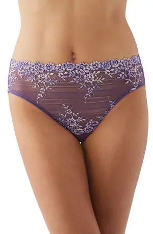 Wacoal Embrace Lace® High Cut Briefs Grape Compote Multi