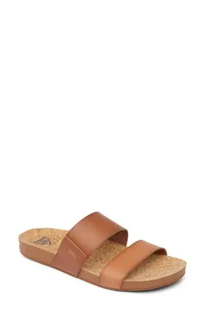 Reef Cushion Bounce Vista Slide Sandal - Espresso Duo