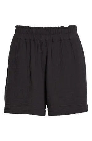 Rails Leighton Pull-on Cotton Shorts - Black