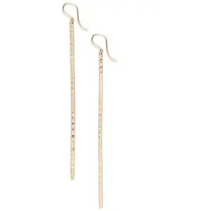 NASHELLE Pure Bar Drop Earrings - Gold