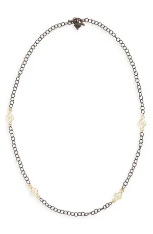 Armenta Old World Cable Chain Necklace - Yellow Gold