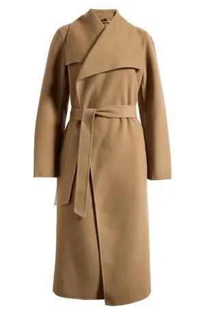 Mackage Mai Wool Wrap Coat - Light Camel