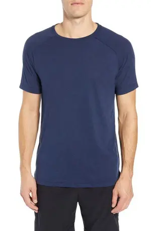 Alo Yoga The Triumph Crewneck T-shirt Dark Navy