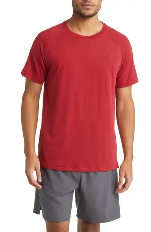 Alo Yoga The Triumph Crewneck T-shirt Victory Red