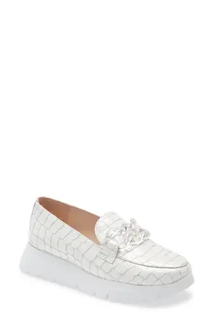 WONDERS A-2405 Platform Loafer - White