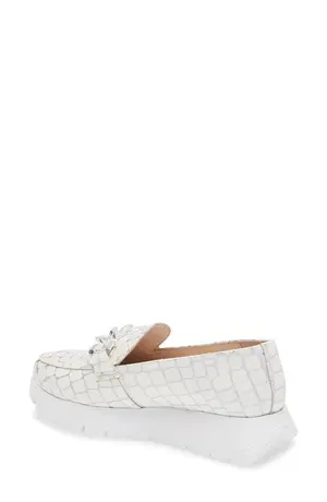 WONDERS A-2405 Platform Loafer - White