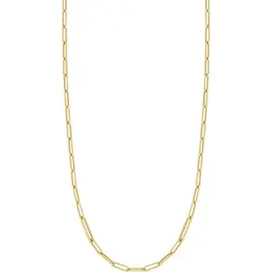 Roberto Coin Roberto Coin 18K Gold Paper Clip Chain Necklace Yg