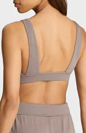 Commando Luxury Rib Bralette - Truffle