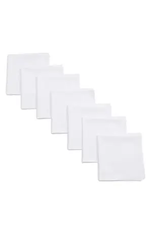 Nordstrom 13-pack Handkerchiefs White
