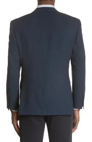 Canali Classic Fit Water Resistant Wool Blazer