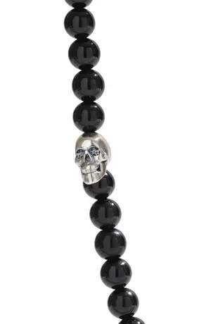 DEGS & SAL Onyx Bead Necklace