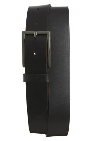 Nordstrom Victor Leather Belt - Black