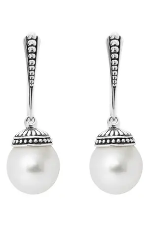 Lagos Luna Freshwater Pearl Drop Earrings