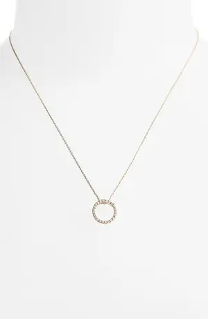 Roberto Coin Xs Diamond Pendant Necklace - Yellow Gold